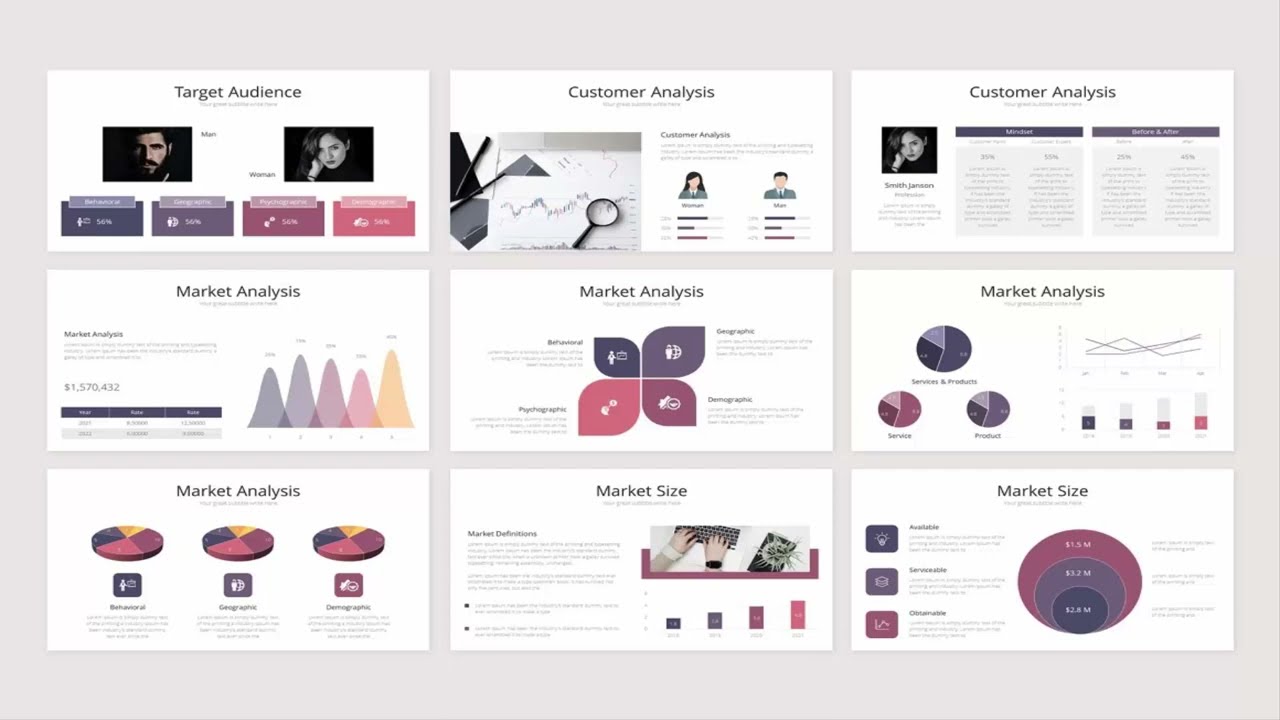 Project Proposal PowerPoint Templates | Template PSD