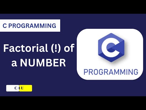 Factorial (!) of a number in C | Easy explanation and Code | C programs Series | Program-2