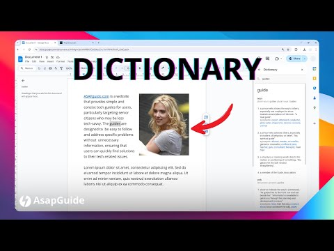 How to Use the Dictionary in Google Docs