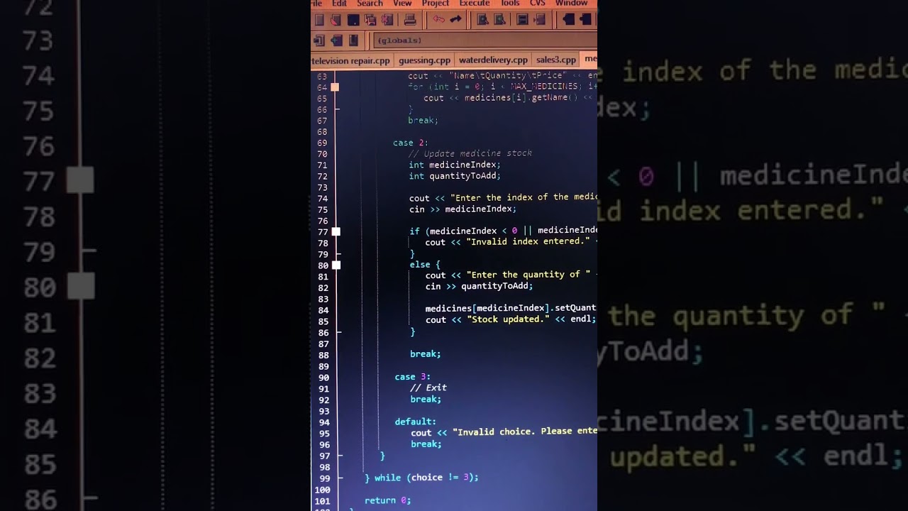 medicine stock c++#coders #codinglife #codelife #codemasters #coding #codingninja #code #cpp #coders
