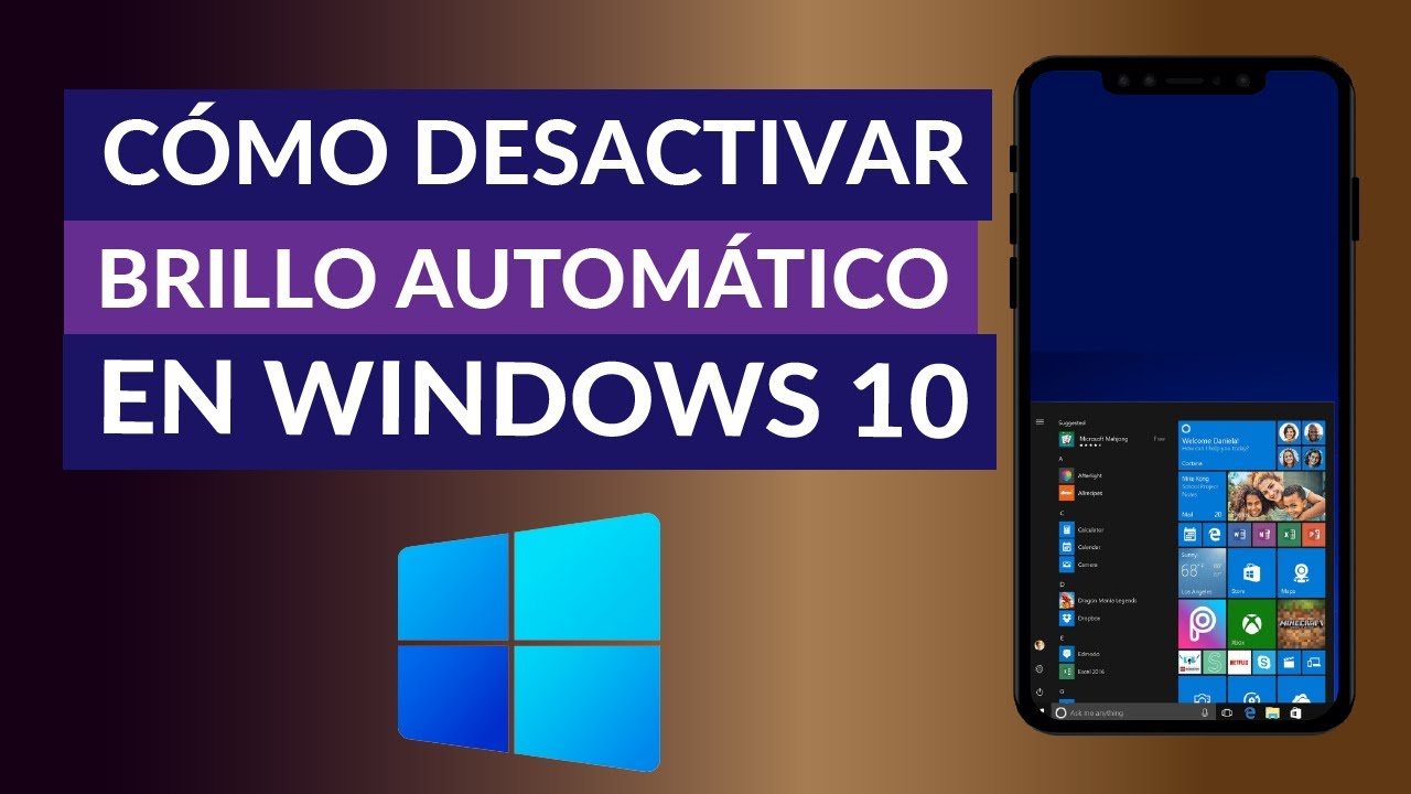 Cómo Desactivar Brillo Automático en Windows 10 | Paso a Paso