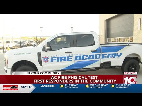 VIDEO: Aspiring fire fighters physical ability test at Amarillo College
