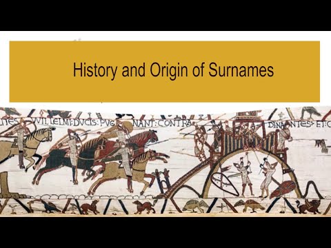 History of British Surnames
