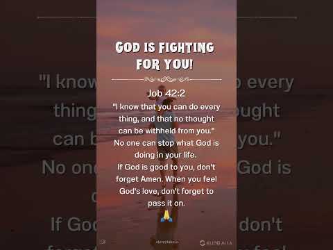 God Is Fighting for You Today — Powerful Bible Verse for Strength and Breakthrough