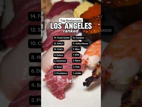 TOP RATED LOS ANGELES RESTAURANTS?