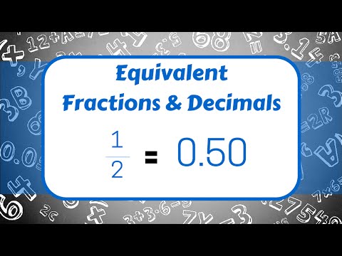 Equivalent Fractions and Decimals