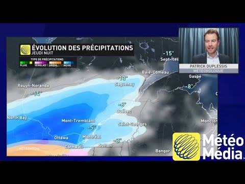 Jusqu'à 15 cm de neige au Québec | Prévisions météo