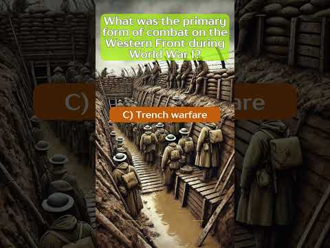 What Defined Combat on the Western Front? 🌍⚔️ #wwifacts #trenchwarfare
