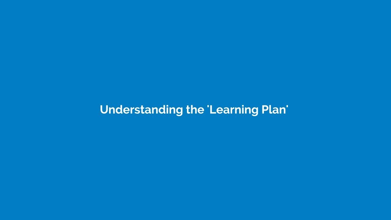 UpsideLMS Learner - Understanding the Learning Plan