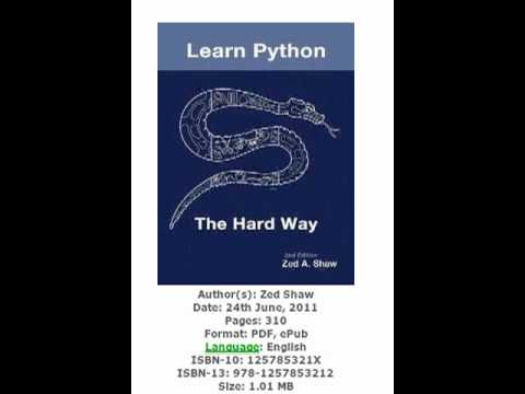Learn Python the Hard Way, 2nd Ed. By Zed Shaw PDF, ePub eBook
