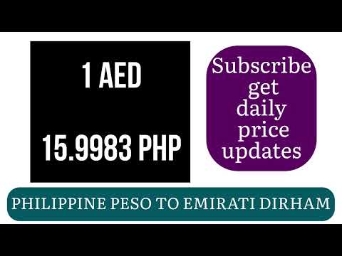 Philippine Peso to Emirati Dirham Currency Exchange Rates Today 16 December 2024