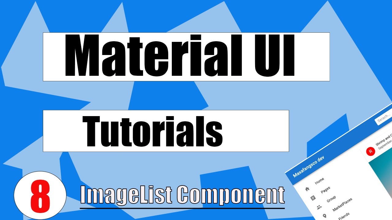 Material UI Tutorial ImageList Component