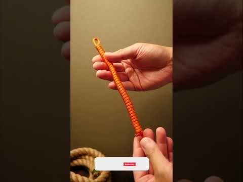 The 1-Minute Survival Bracelet #shorts #youtubeshorts #paracord