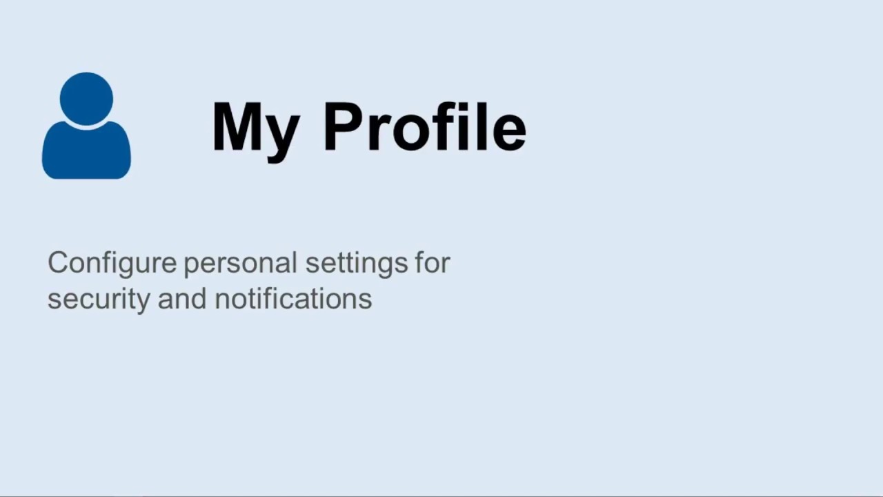 My Profile