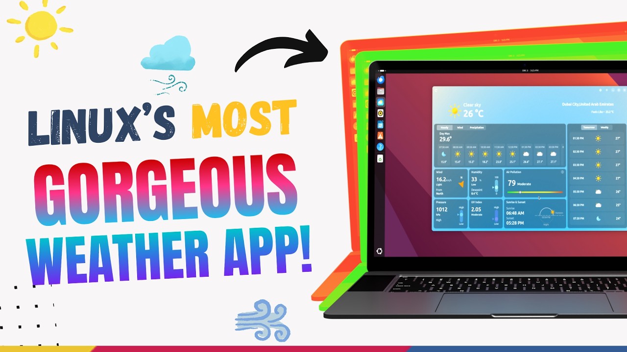 Top 5 Linux Weather Apps That Will Blow Your Mind! 🌦️ Stunning, Minimal, and LOADED! (NEW)