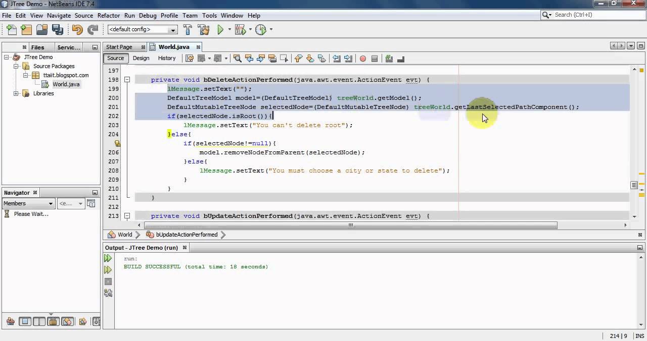 Java Swing Tutorial A - Z _ Part 10 _ JTree - Update node text (English subtitle).mp4