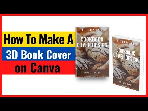 How to Make a 3D book Cover in Canva | Complete Guide