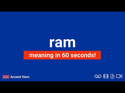 RAM - Meaning and Pronunciation