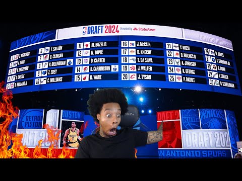 FlightReacts To Full NBA Draft 2024!