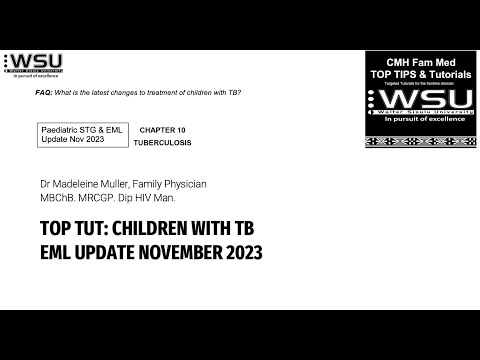 TOP TUT: TB Treatment in children EML Update 2023