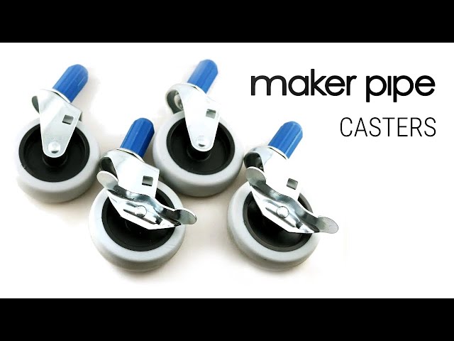 Caster Kit | Structural Pipe Project | Maker Pipe