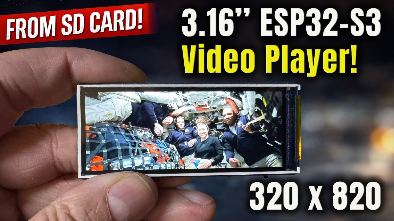 ESP32-S3 Playing Video?! (320×820 Display)