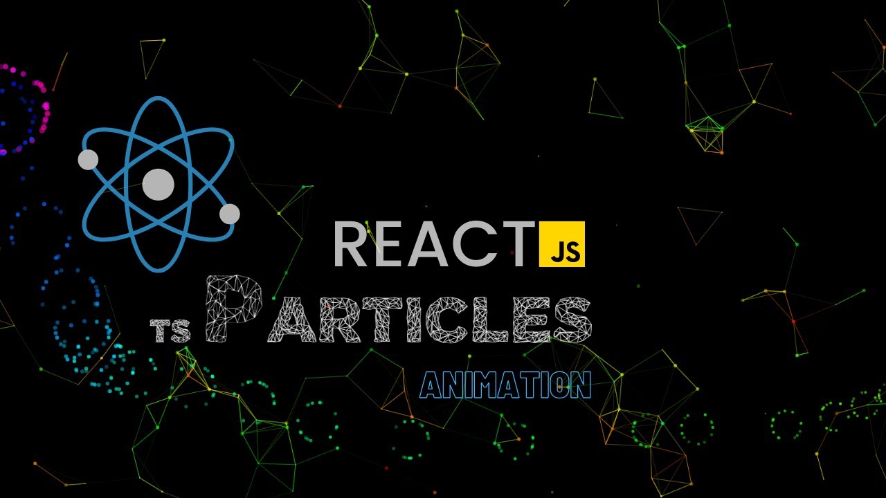 💥 React JS tsParticles Animation | Add Custom Image Particles