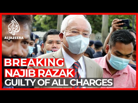Malaysia's Najib guilty of all charges in 1MDB-linked graft case