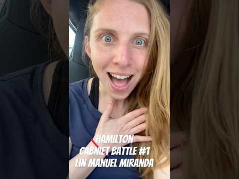 Spitting Syllables ~ Hamilton Lin Manuel Miranda ~ Cabinet Battle 1