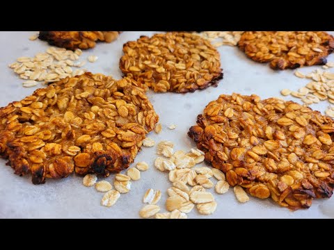 3 Ingredient Oat Cookies - Done in 15 Minutes!