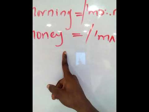 PhonateRite with Damilola: Pronouncing “morning" and "money."