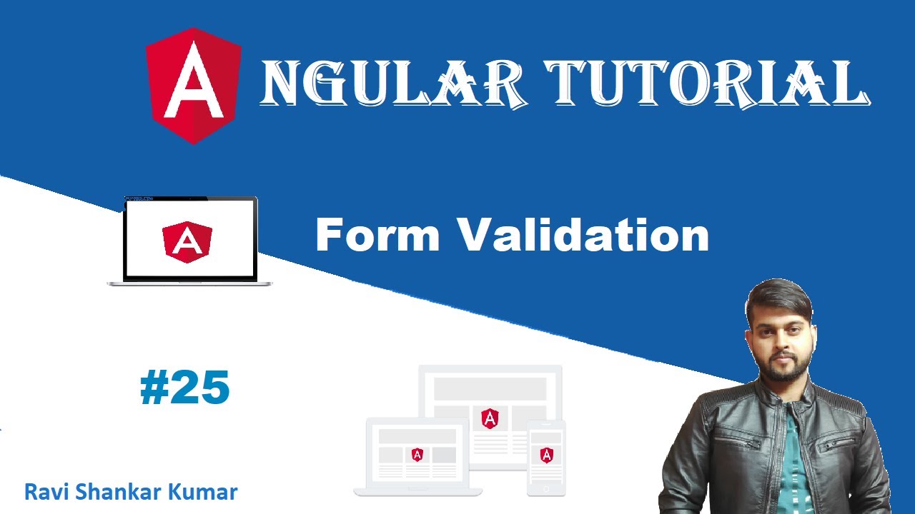 Angular Form Validation | Reactive Form Validation | Angular Tutorial 25