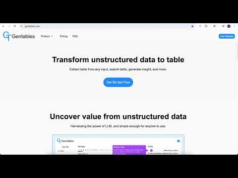 Need tabular data from SEC filings? 📊 Gentables has you covered!