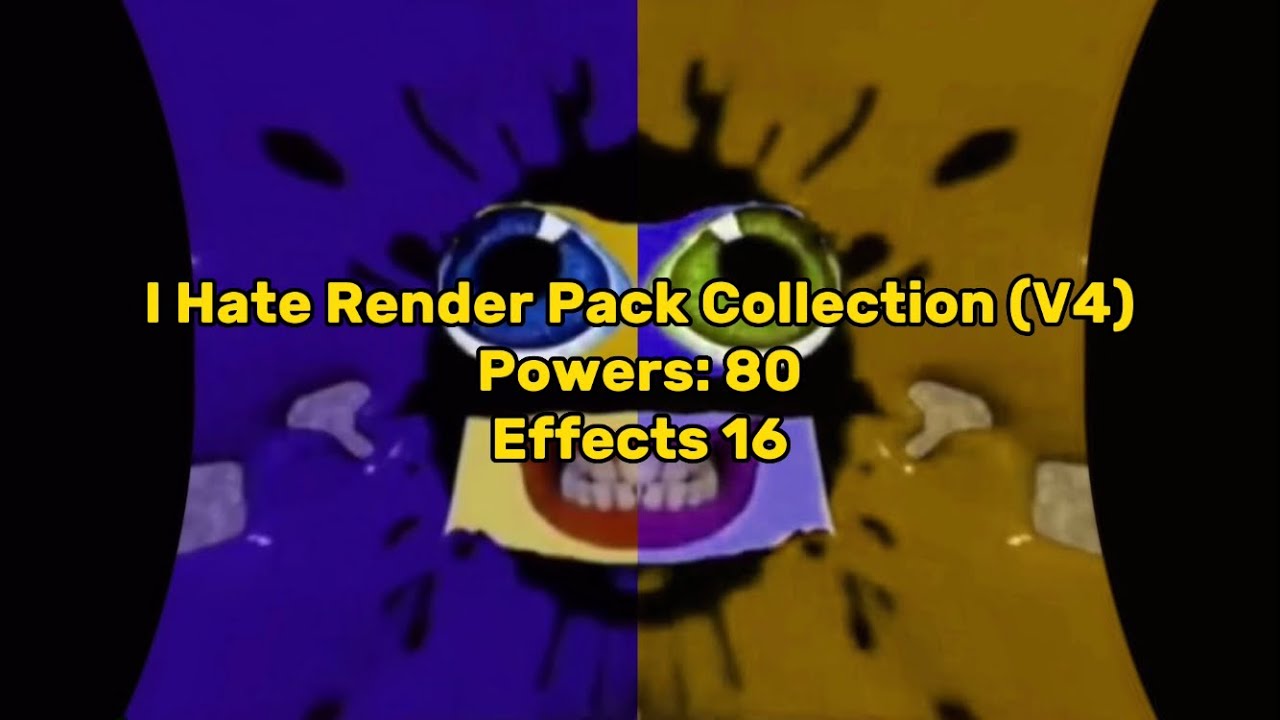 I Hate Render Pack Collection 80 Powers More!!!!!! (V4)