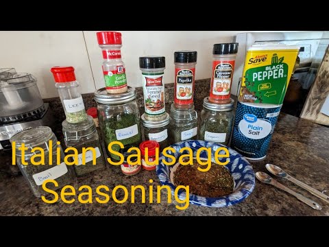 BETTER THAN YOUR GRANDMA'S Italian Sausage Seasoning Recipe