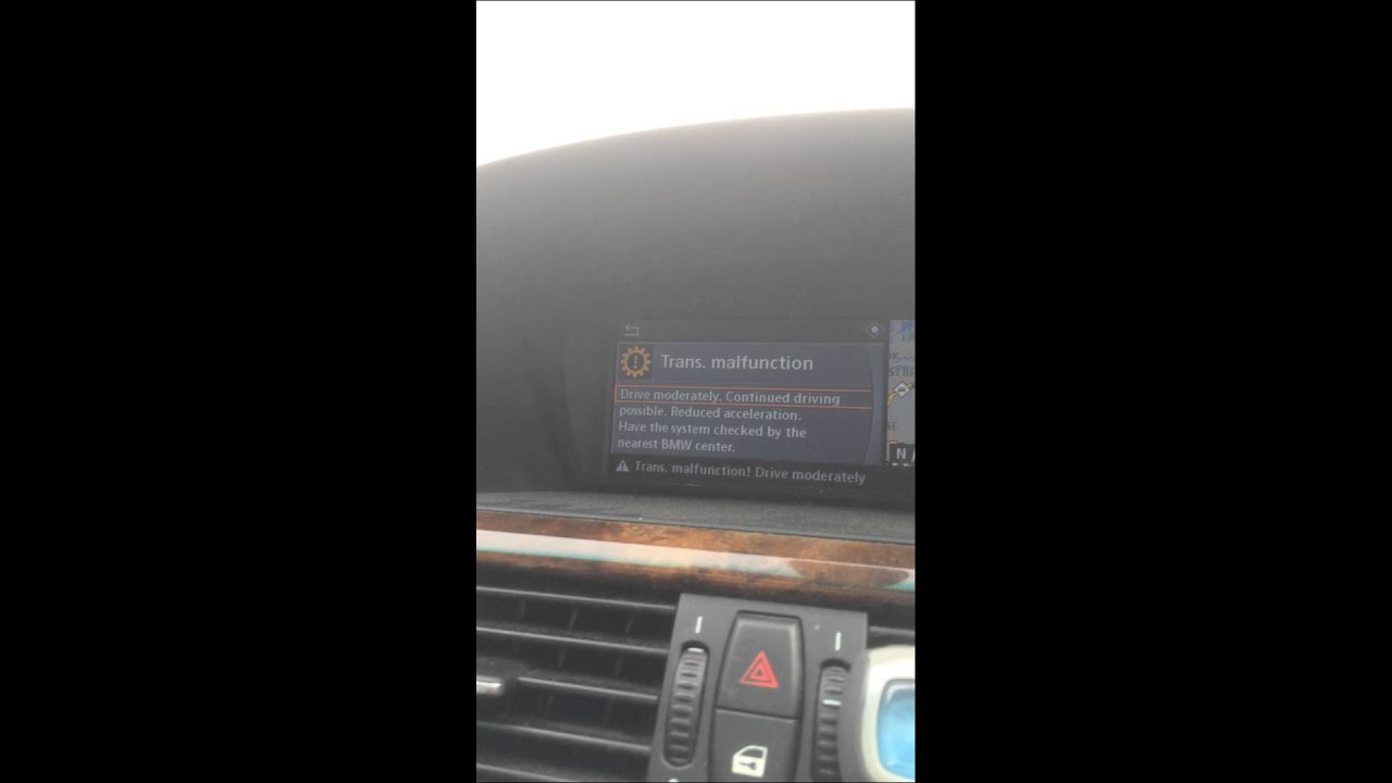 BMW 528XI 2008 Transmission Malfunction Error