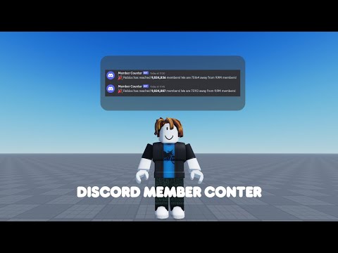 Roblox Tutorial - Roblox Discord Member Counter 2023