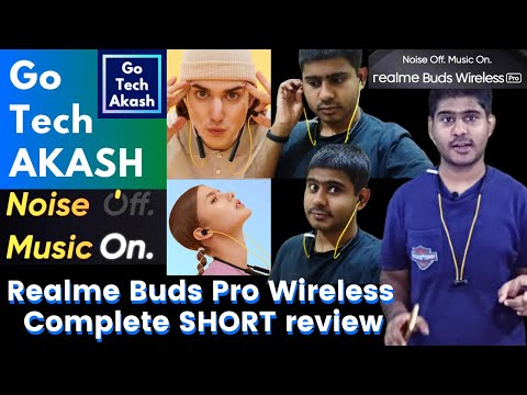 Realme Buds Wireless Pro unboxing & long term Review #realme #GoTechAKASH
