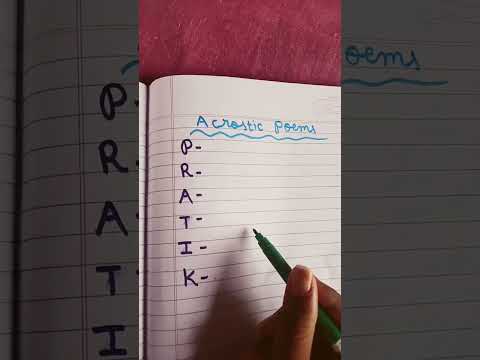 Acrostic poem with comented name.comment your name to know your personalities. by Sanjukta.