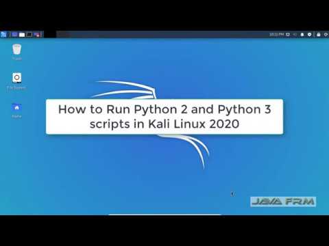How to Run Python 2 and Python 3 scripts in Kali Linux 2020 | Python in Kali Linux