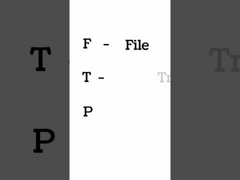 Full form of FTP #viral #trending #yu Education