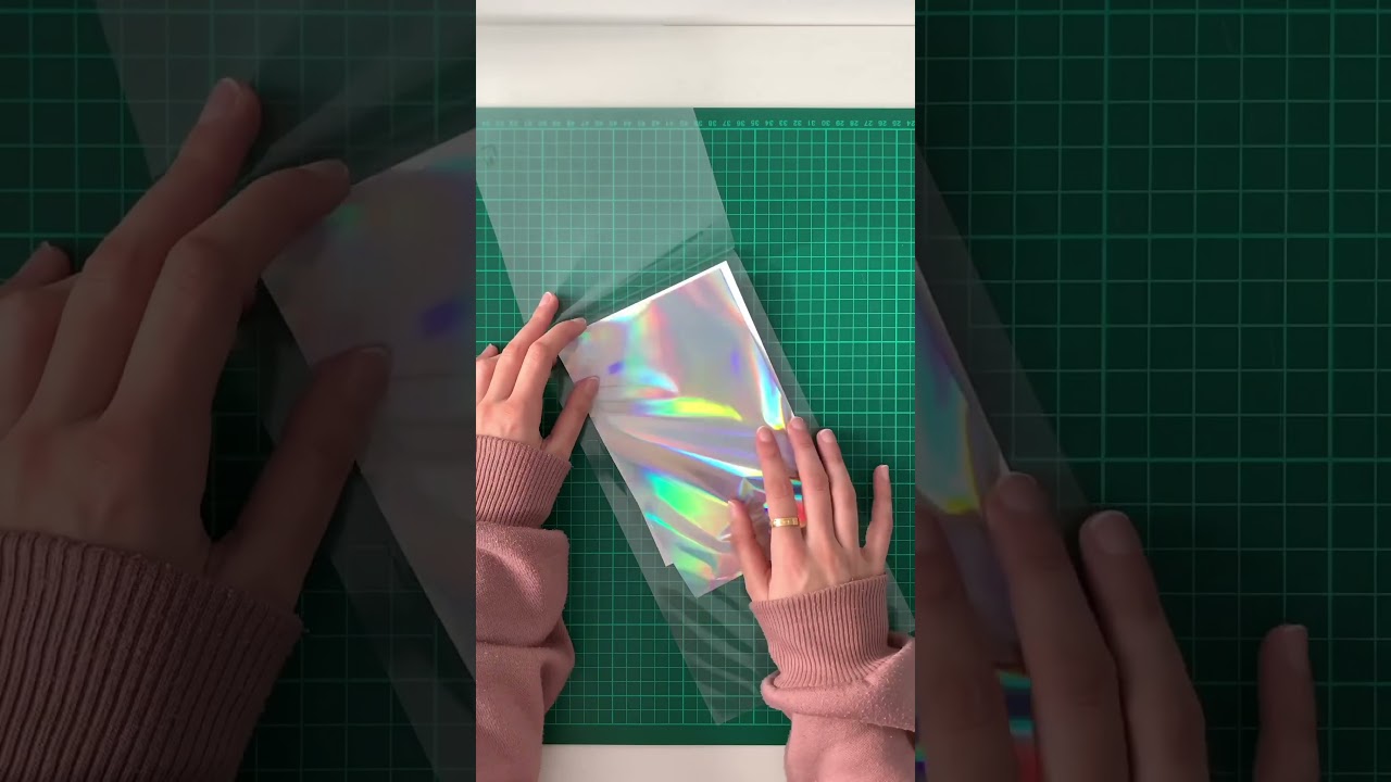 Foil print🌙🌟 #asmr #bts #card #bangtan #papercraft #foil #foiling #holo #silver #print #moon #star