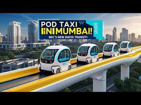 MMRDA Introduces REVOLUTIONARY Pod Taxi System in BKC!
