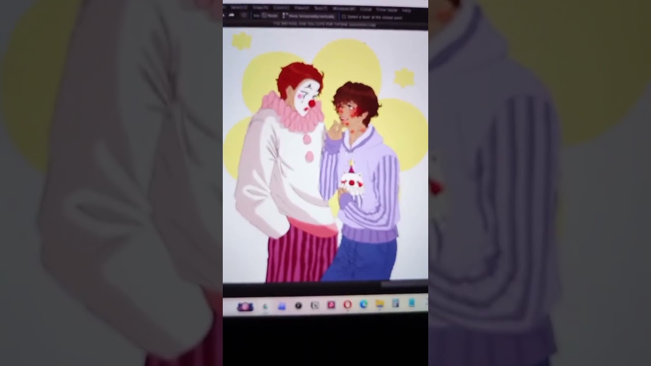 {OCs} fool for you 💖🤡💖🤡💖 #originalcharacters #ocs #ocship #gay #doodles