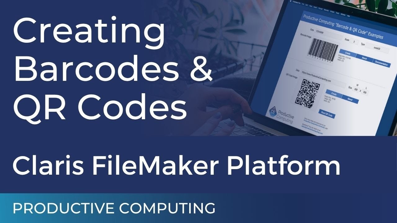 Claris FileMaker Pro - Creating Barcodes and QR Codes