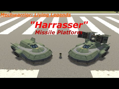 Battletech "Harasser" Missile Platform (Craft Files MWLL Ver/Kerbal Space Program)