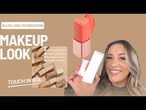 Touch in Sol Pretty Filter Perfect Finish Matte Foundation and Heart Best Blush Stick