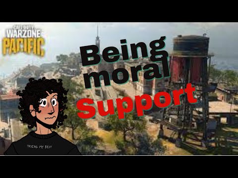 The definition of moral support!