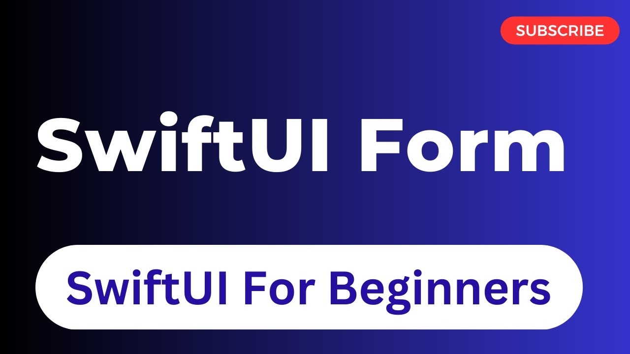 SwiftUI Form | Episode 16