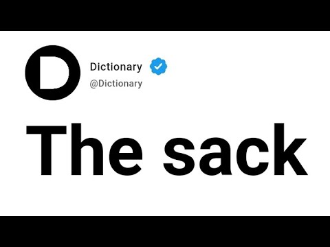 The sack Meaning In English
